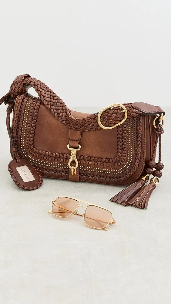 Shopbop Gucci Calf Leather Shoulder Bag