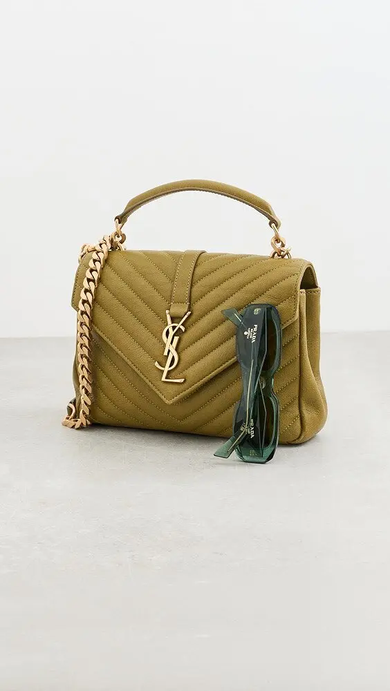 Shopbop Yves Saint Laurent Cassandra Calfskin Shoulder Bag