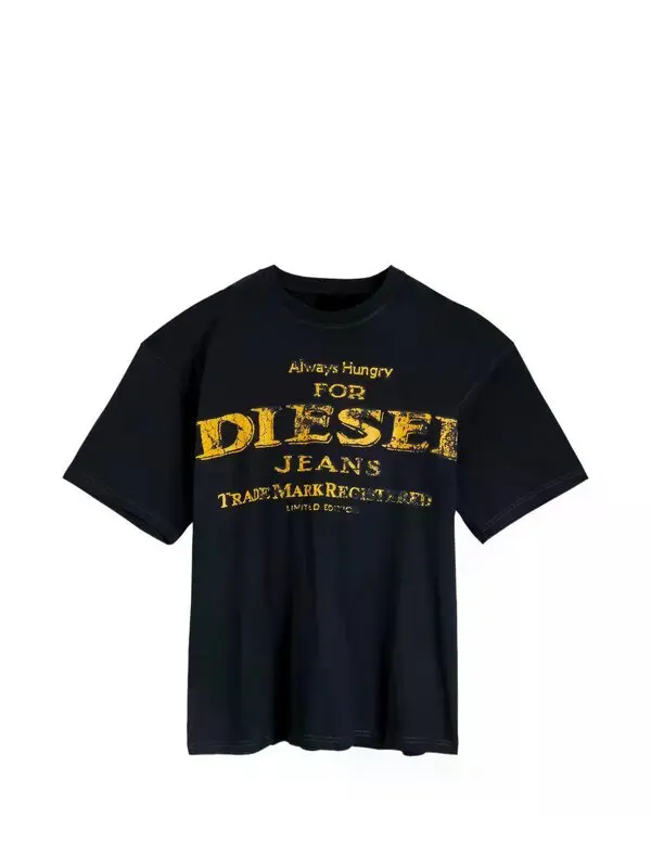 DIESEL® Logo-print T-shirt - Black