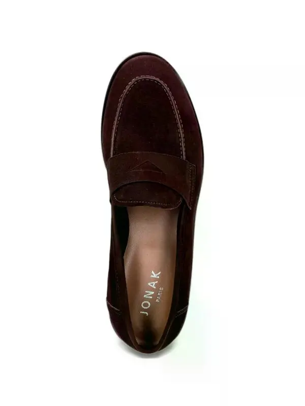 JONAK PARIS Suede Penny Loafers