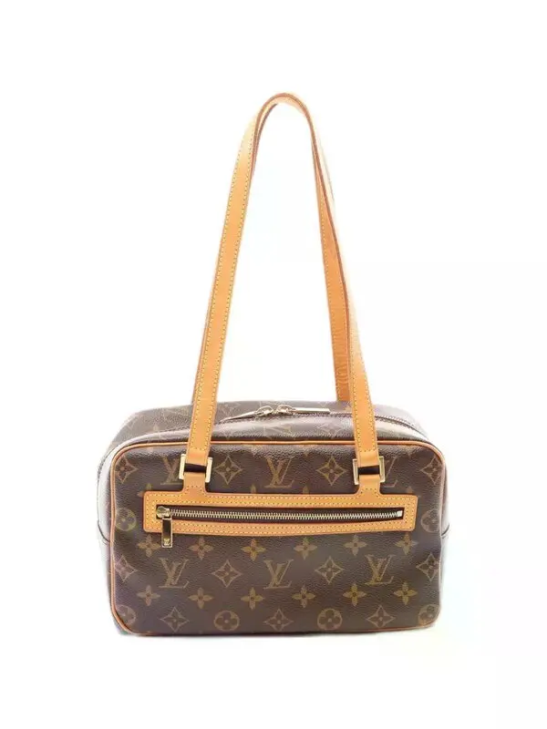 LOUIS VUITTON 2003 Mm Cité Monogram Shoulder Bag - Brown