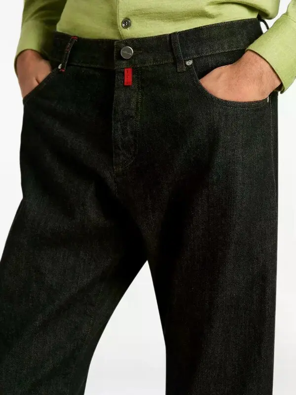 Kiton Button-up Straight-leg Jeans