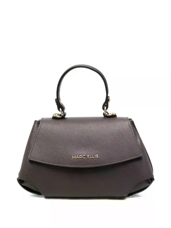 MARC ELLIS Spency S Logo-plaque Pebbled Tote Bag