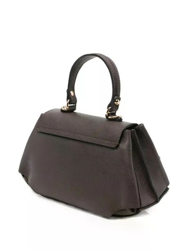 MARC ELLIS Spency S Logo-plaque Pebbled Tote Bag