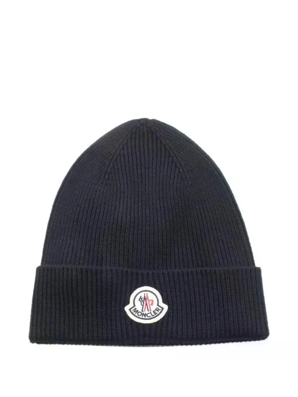 Moncler 2020s Logo-patch Beanie Hat