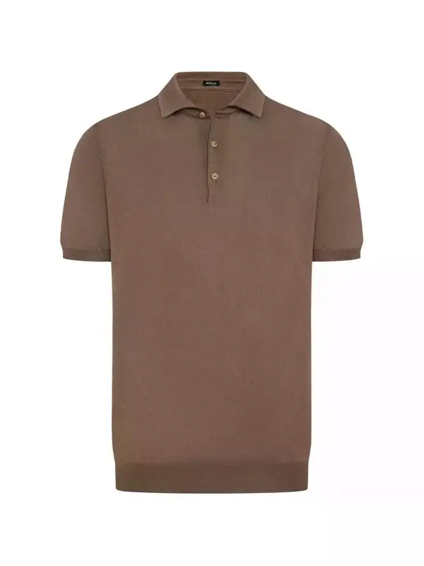 Kiton Short-sleeved Cotton Polo Shirt