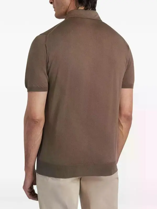 Kiton Short-sleeved Cotton Polo Shirt