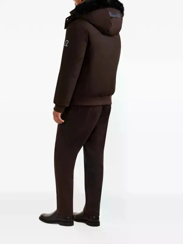 Rudsak Jerome Faux Fur-trim Down Bomber Jacket