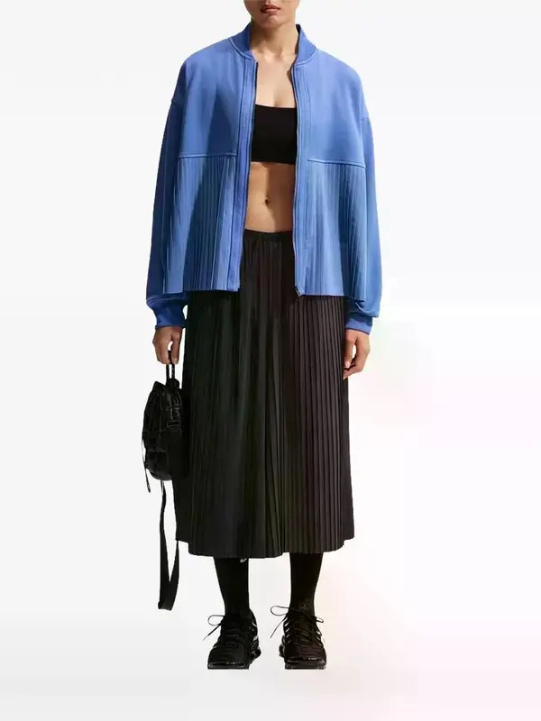Nike Pleated Zip-up Jacket - Blue