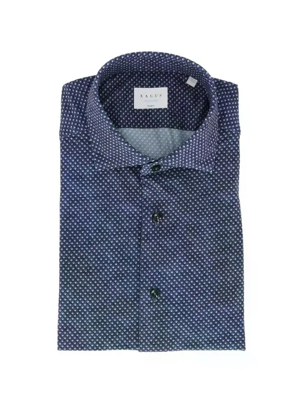 XACUS Active Micro-geometric Print Shirt