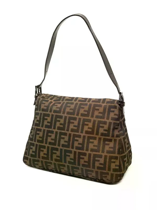 Fendi 2010-2026 Zucca Canvas Mamma Forever Shoulder Bag