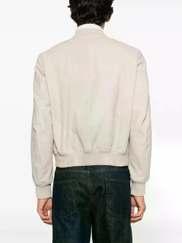 TOM FORD Crocodile-embossed Bomber Jacket