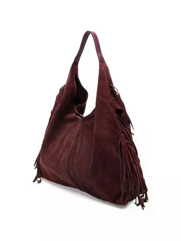 MARC ELLIS Altea Fringed Suede Shoulder Bag
