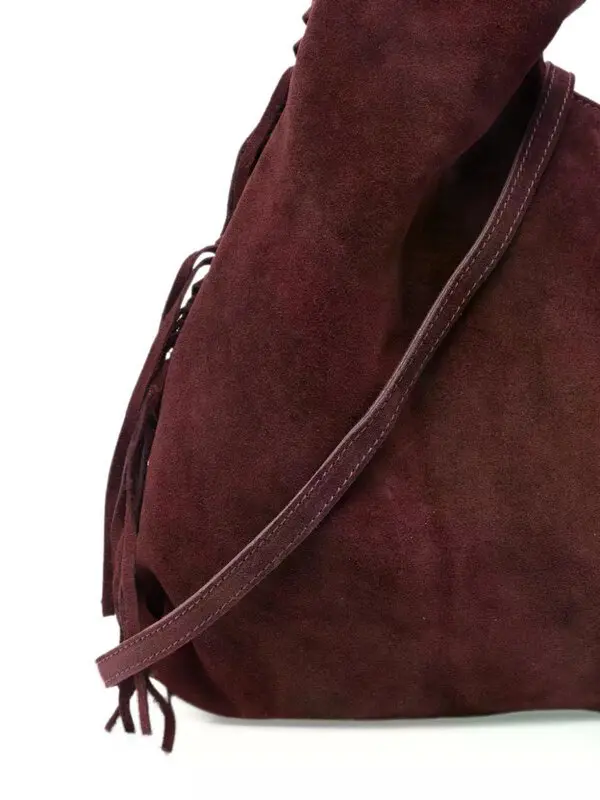 MARC ELLIS Altea Fringed Suede Shoulder Bag