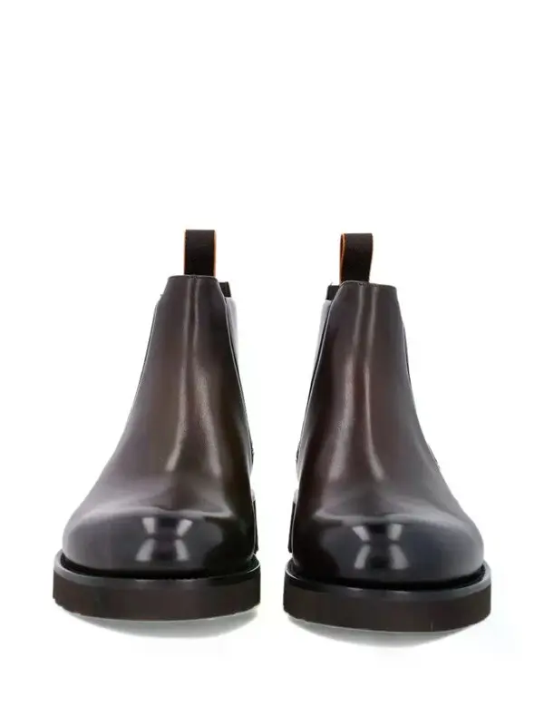 Santoni Gio Leather Boots