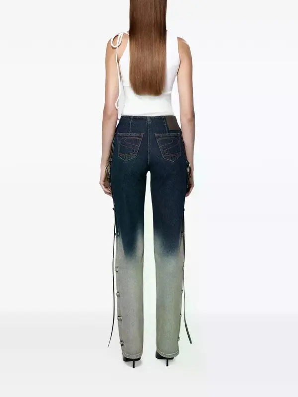SRVC STUDIO Serpentine Loop-detail Jeans