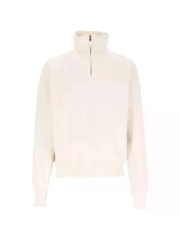 LES TIEN Half-zip High-neck Sweater