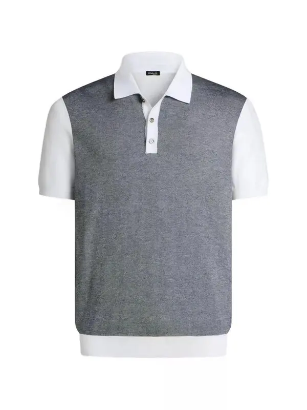 Kiton Contrast-collar Polo Shirt