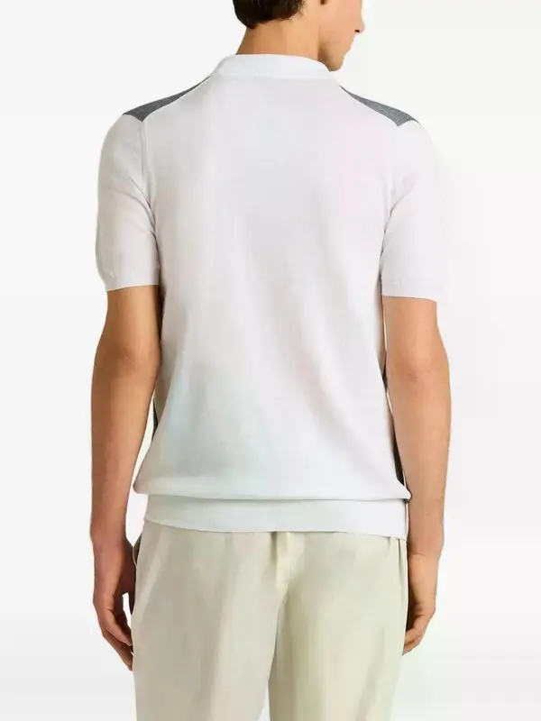 Kiton Contrast-collar Polo Shirt