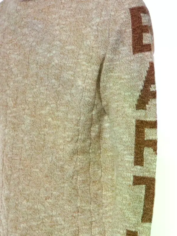 MC2 SAINT BARTH Cable-knit Intarsia-logo Sweater