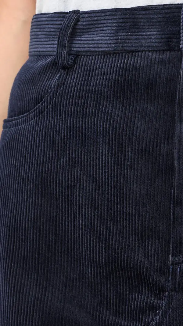 CARO EDITIONS Long Corduroy Nunu Skirt