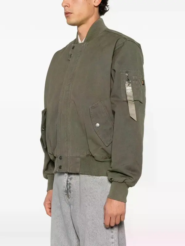 Alpha Industries Zip-fastening Bomber Jacket