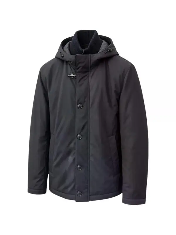 FAY Giubbino Gabardine-hooded Padded Jacket