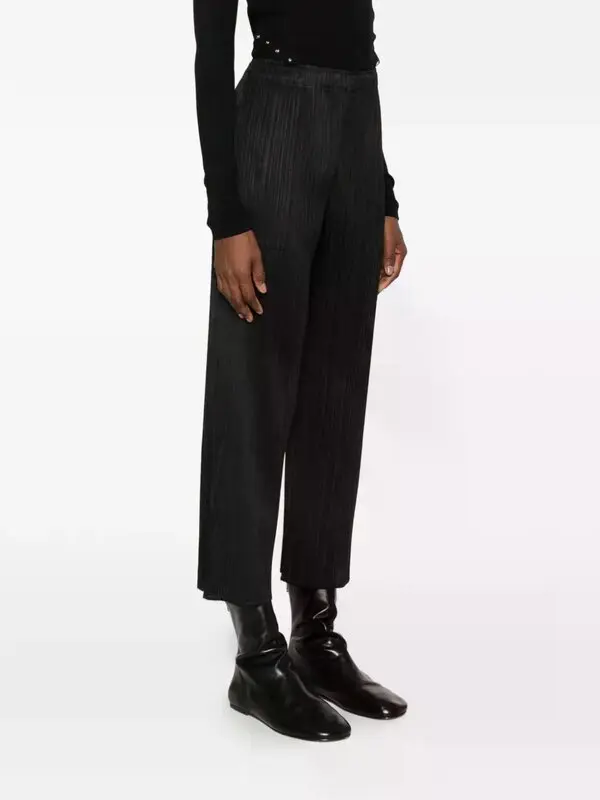 Issey Miyake Pleated Straight-leg Trousers