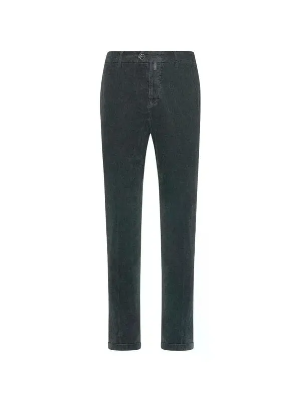Kiton Corduroy Straight Trousers - Grey