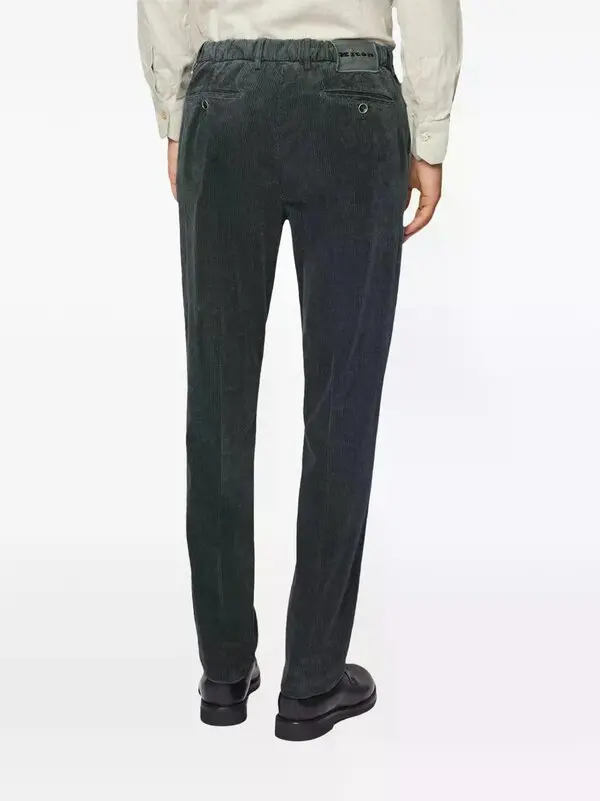 Kiton Corduroy Straight Trousers