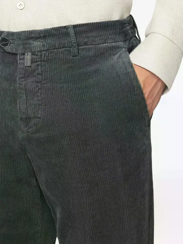 Kiton Corduroy Straight Trousers