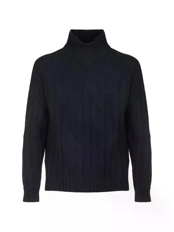 ROBERTO COLLINA Ribbed-knit Roll-neck Sweater