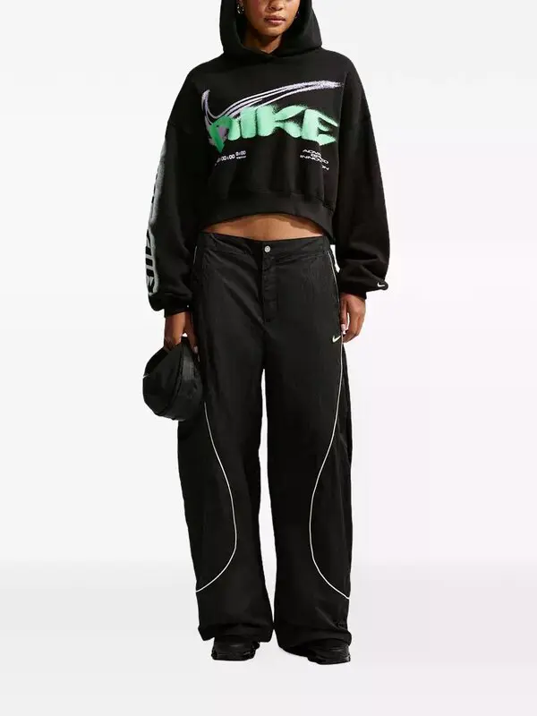 Nike Studio Fleece Cropped Hoodie