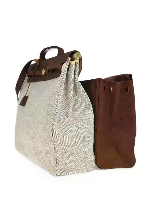 Hermès 2002 Herbag Interchangeable Crossbody Bag - Neutrals