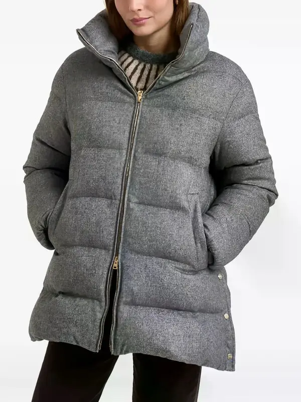 Herno Quilted High-neck Coat