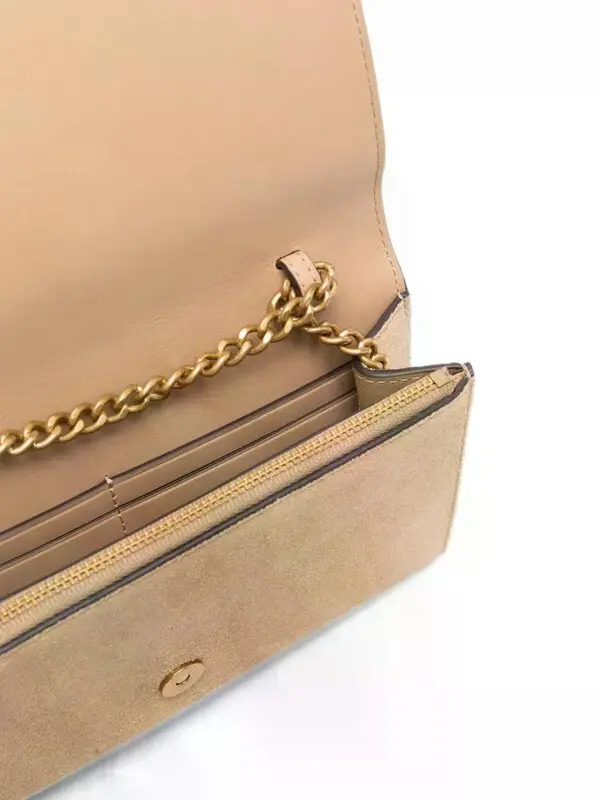 Ralph Lauren Logo-plaque Chain-strap Clutch Bag