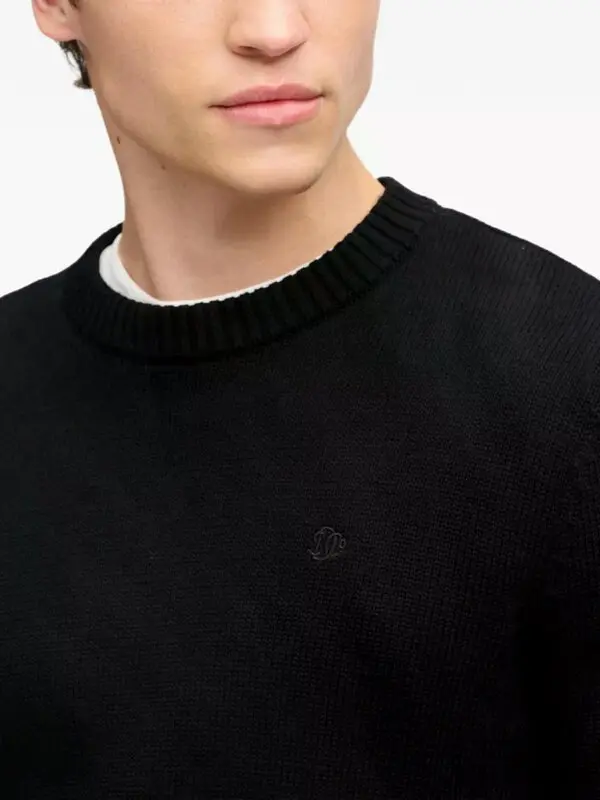 Superdry Preppy Logo-embroidered Ribbed-knit Sweater