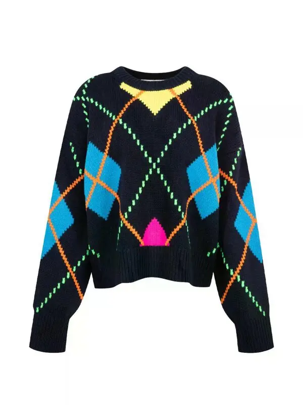 Mira Mikati Argyle Sweater