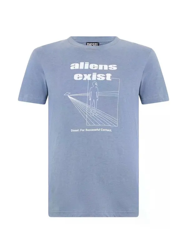 DIESEL® Graphic-print T-shirt - Blue
