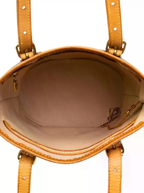 LOUIS VUITTON 2001 Monogram Petit Bucket Bag