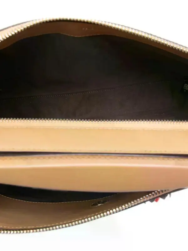 Fendi 2010-2026 Medium Leather Flowerland Dotcom Satchel