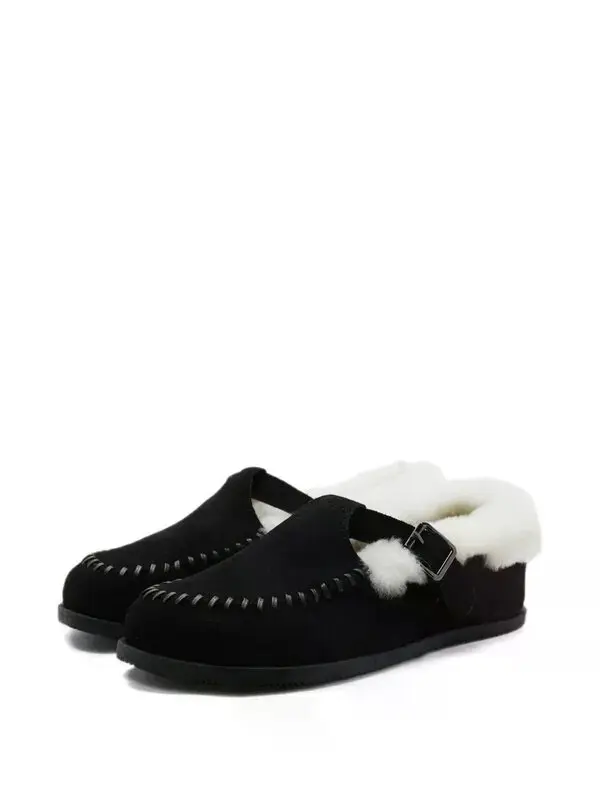 Good News Shearling-trim Whipstitch Sneakers