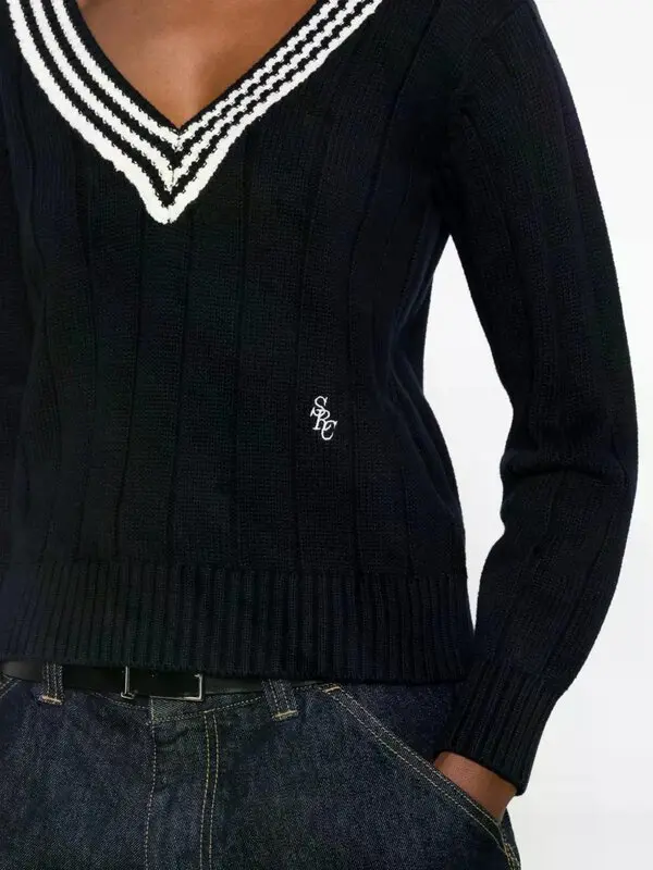 Sporty & Rich V-neck Sweater