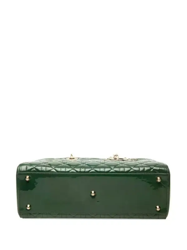 Dior 2013 Large Patent Cannage Lady Satchel