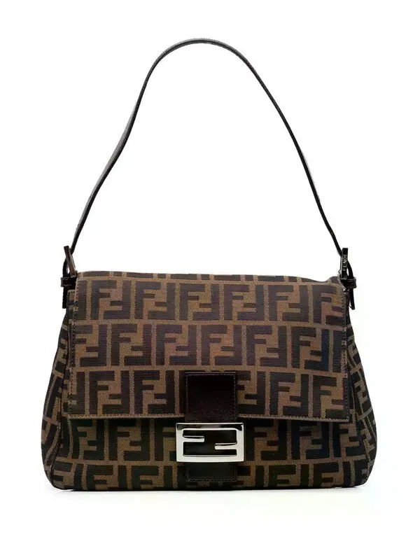 Fendi 20th Century Zucca Canvas Mamma Forever Shoulder Bag