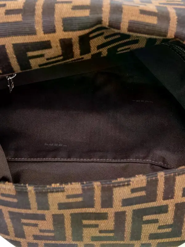 Fendi 20th Century Zucca Canvas Mamma Forever Shoulder Bag
