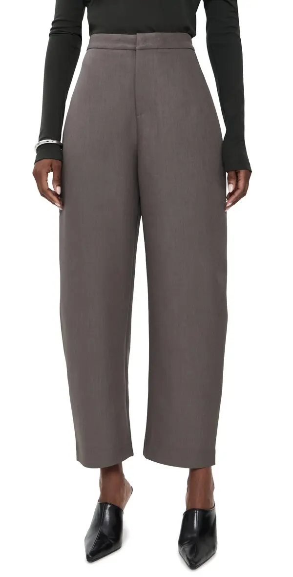 MEIMEIJ Oversized Slouchy Trousers - Fango