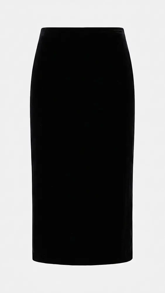 REFORMATION Helen Velvet Skirt