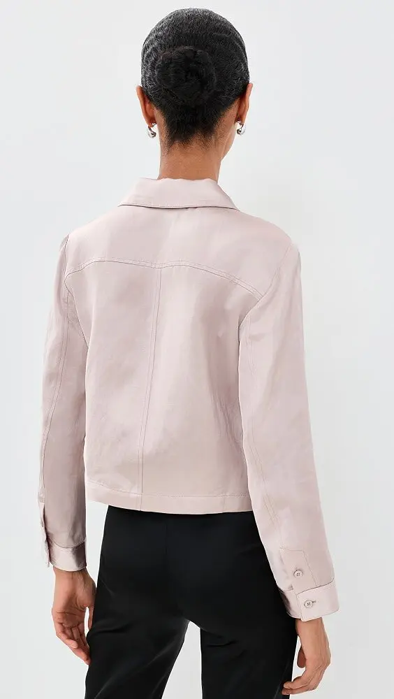 REFORMATION Lacie Cropped Shirt