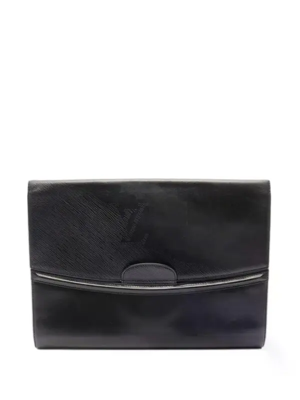 LOUIS VUITTON 1991 Opera Epi Clutch Bag - Black